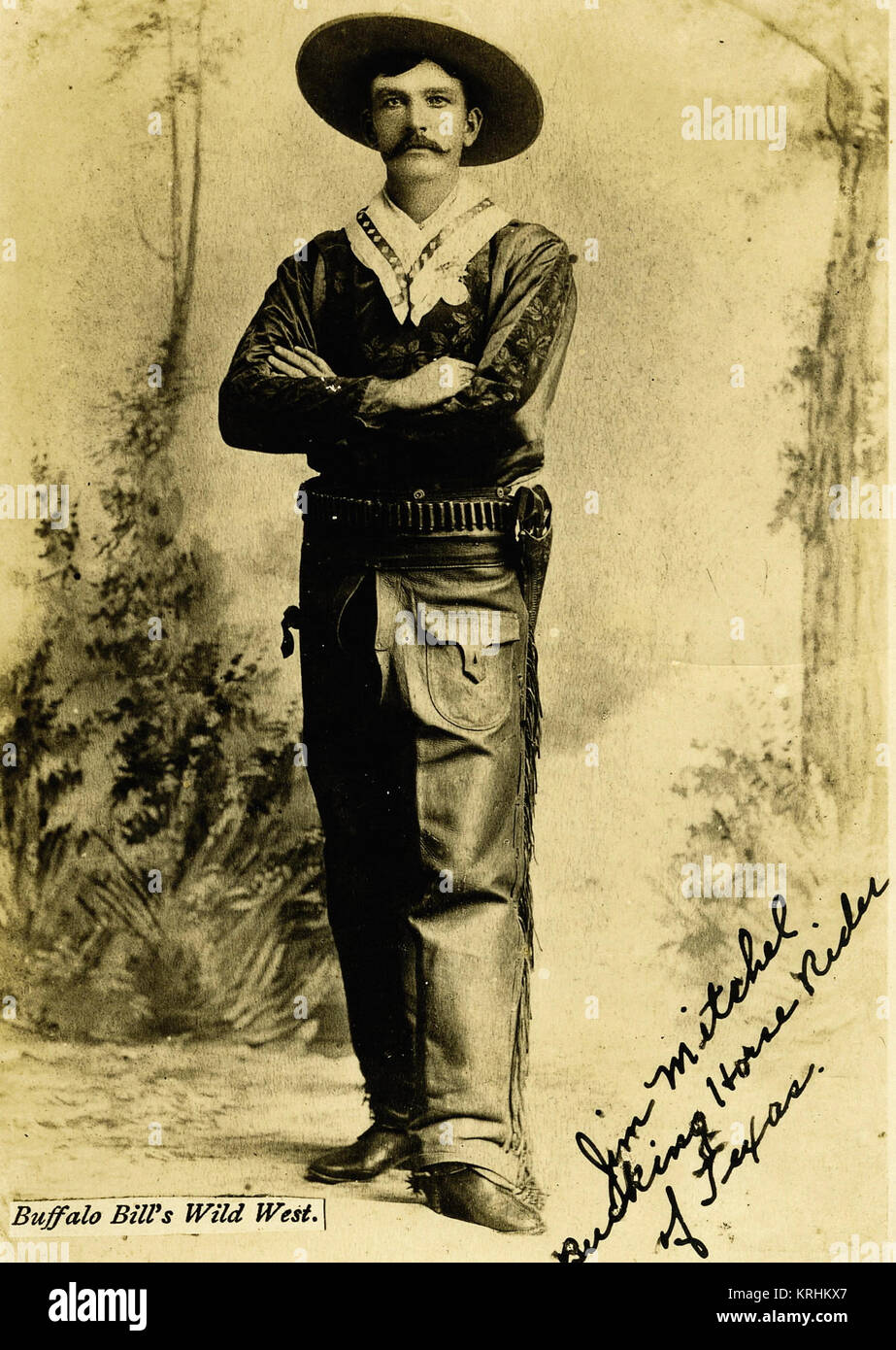 Wild West Cowboy (Jim Mitchell Stock Photo - Alamy