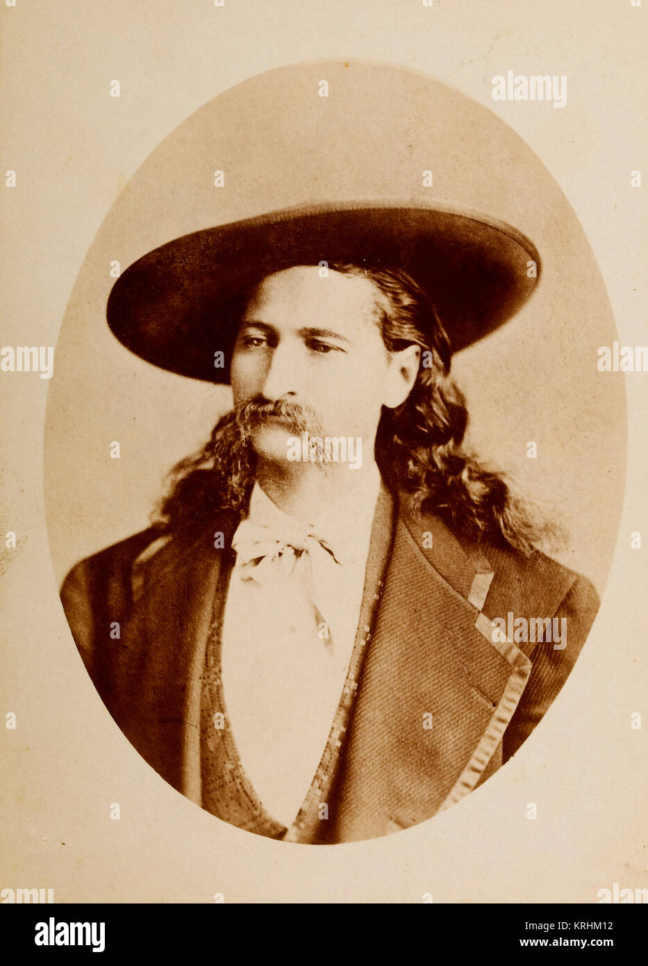 James B. "Wild Bill" Hickok - 1873 Stock Photo - Alamy