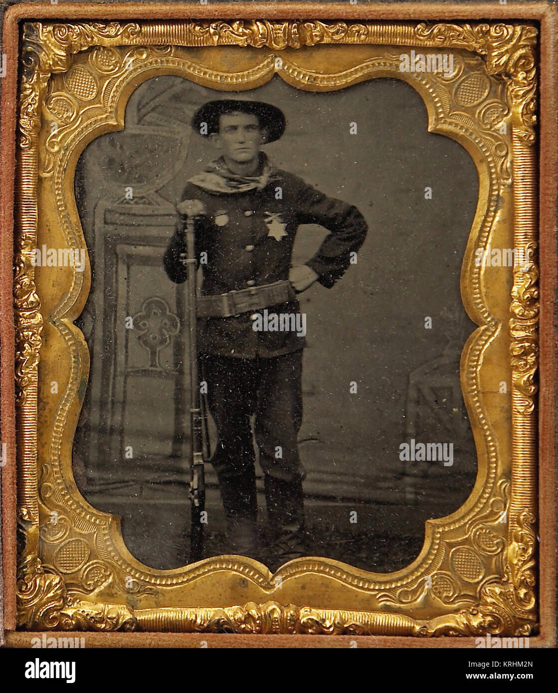 Lawman In Police Uniform Stock Photo - Alamy