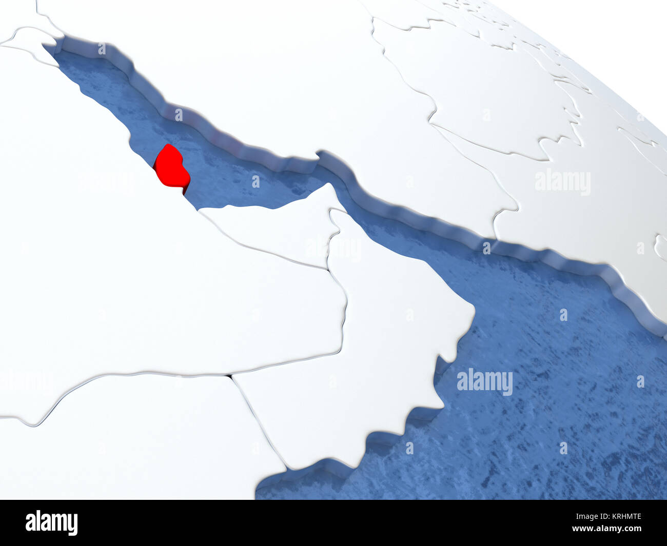 Qatar Map 3d High Resolution Stock Photography and Images - Alamy