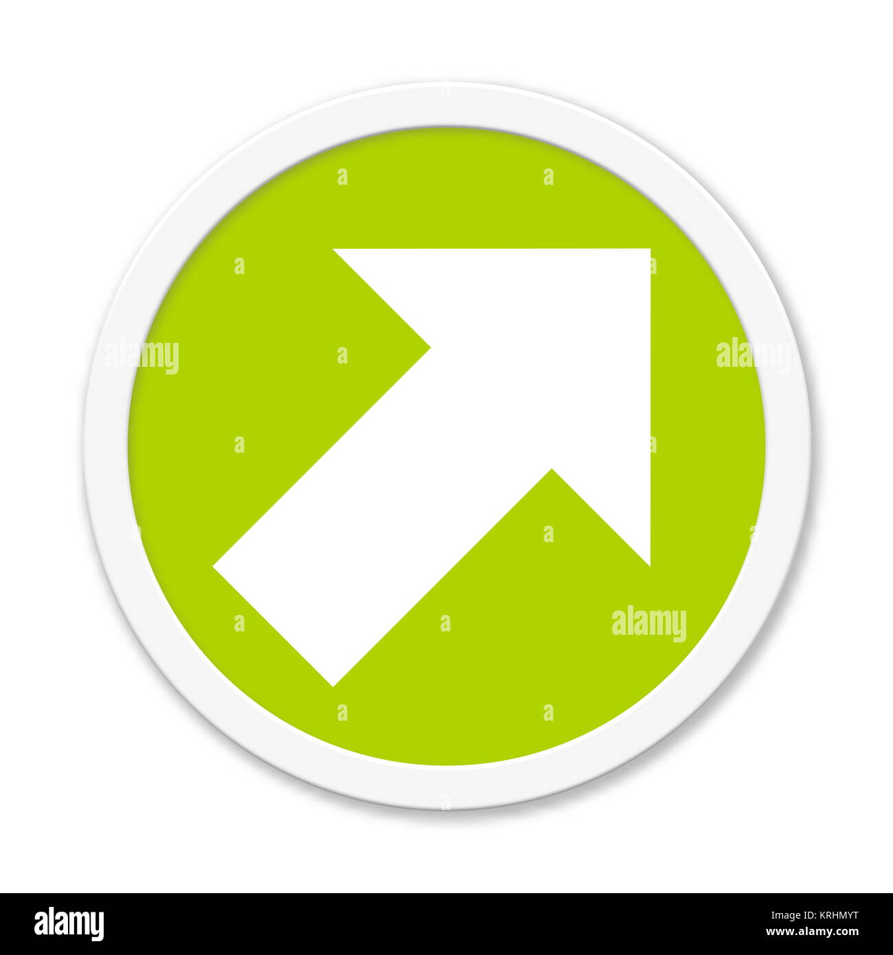 round button up arrow Stock Photo - Alamy