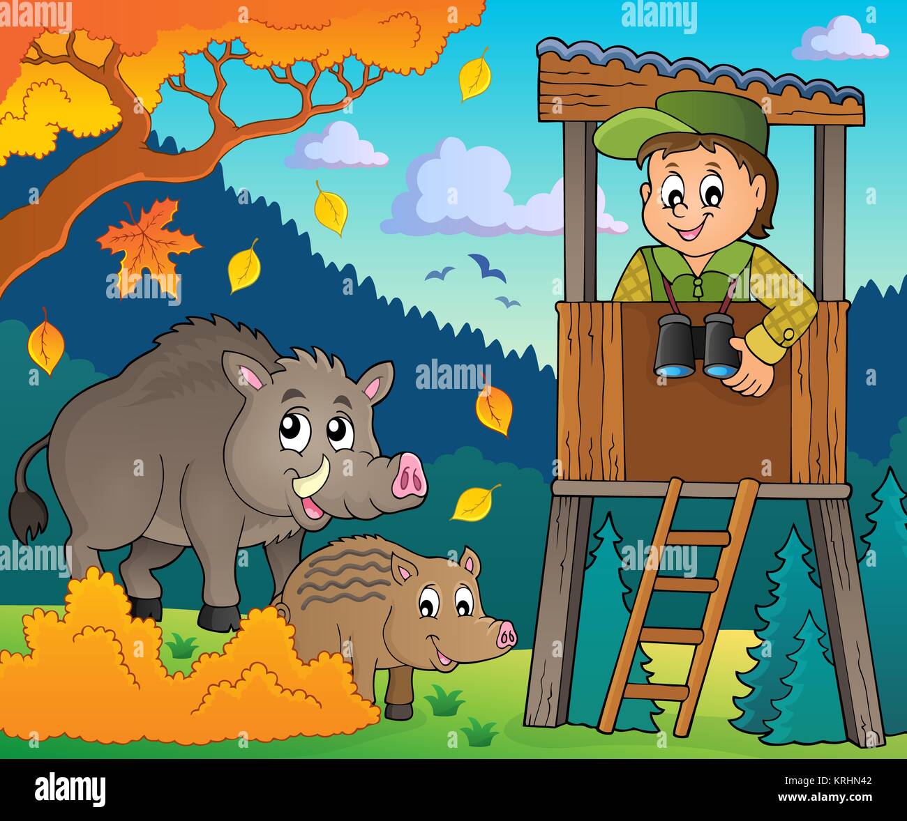 Forester Illustration Stock Photos & Forester Illustration Stock Images ...