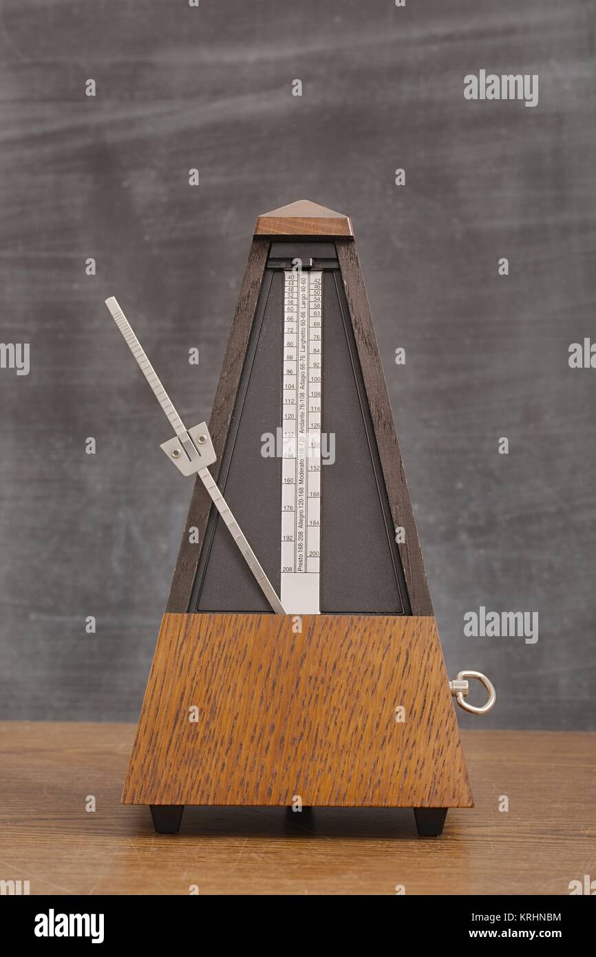 Old Classic Metronome Stock Photo - Alamy