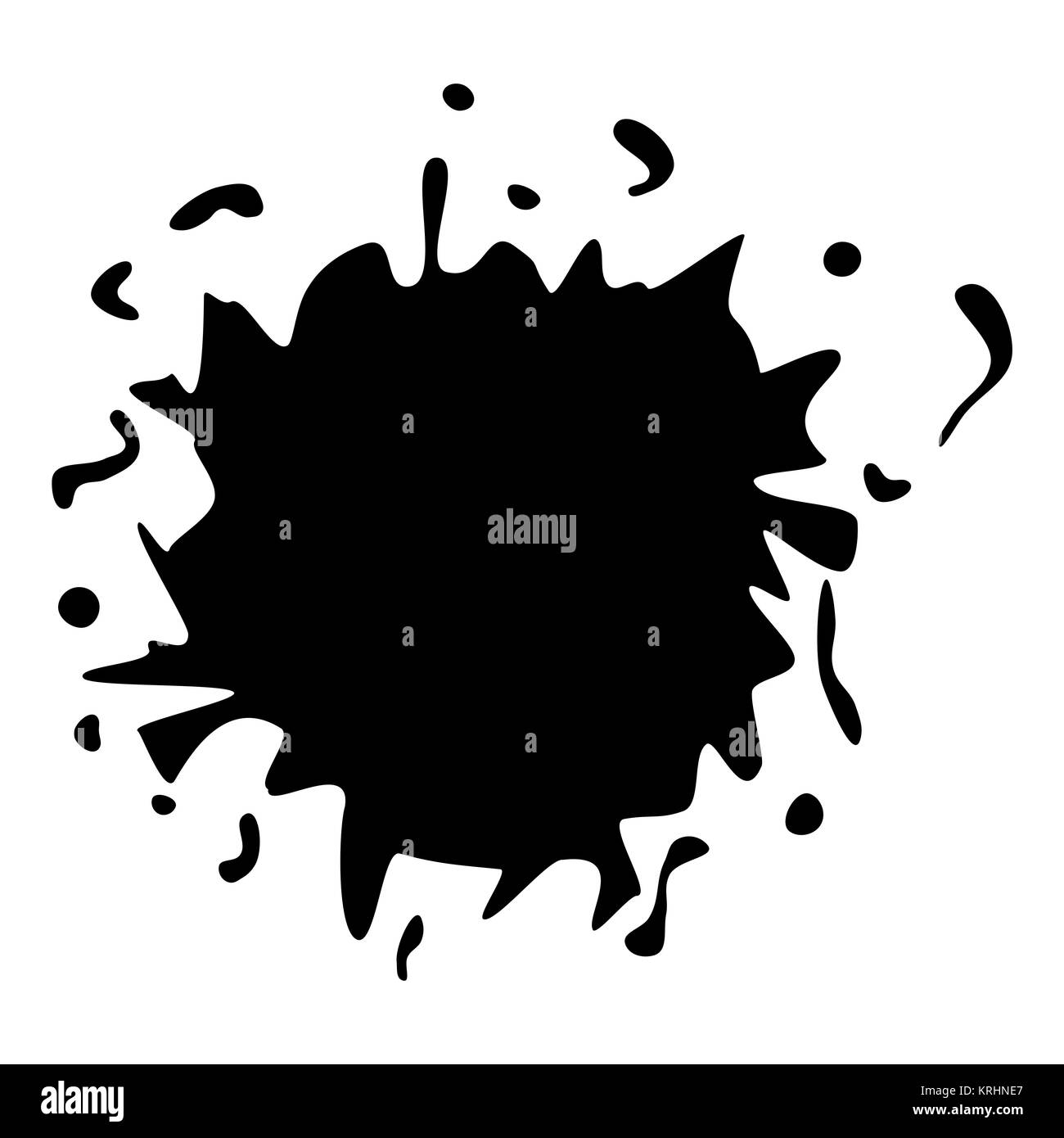 Paint stain pigment spill black hi-res stock photography and images - Alamy