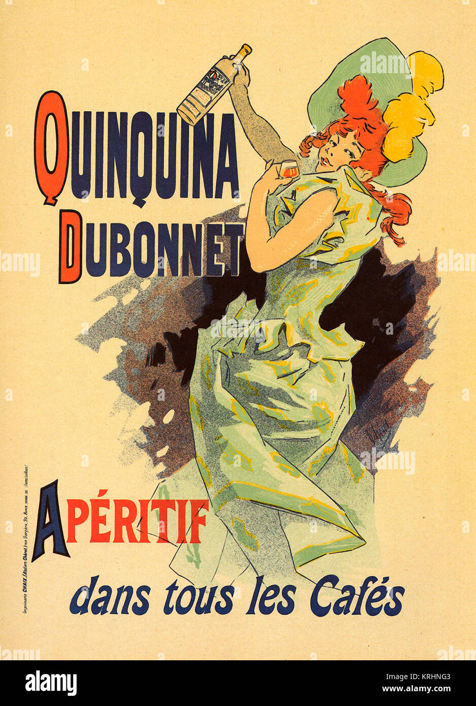 Quinquina Dubonnet Aperitif Stock Photo - Alamy