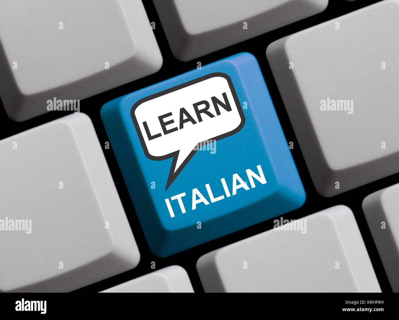 learn italian online Stock Photo - Alamy