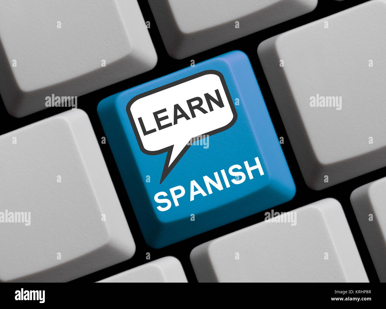 learn spanish online Stock Photo - Alamy