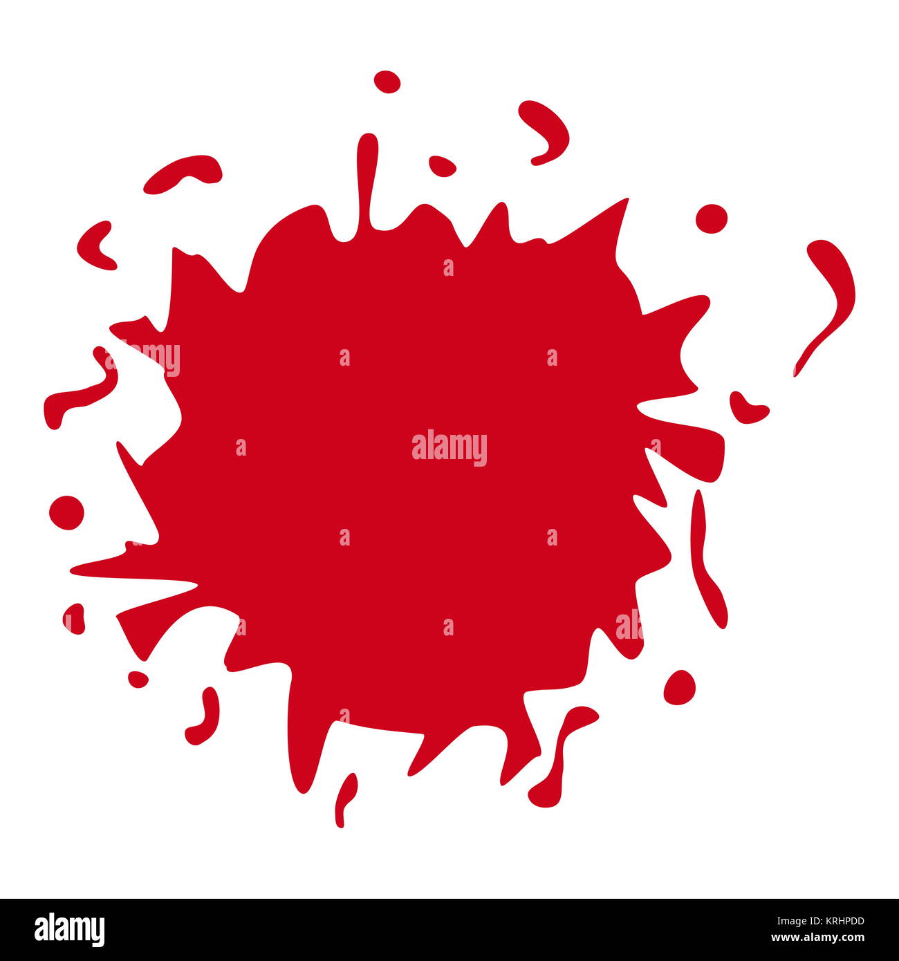 red isolated blob Stock Photo - Alamy