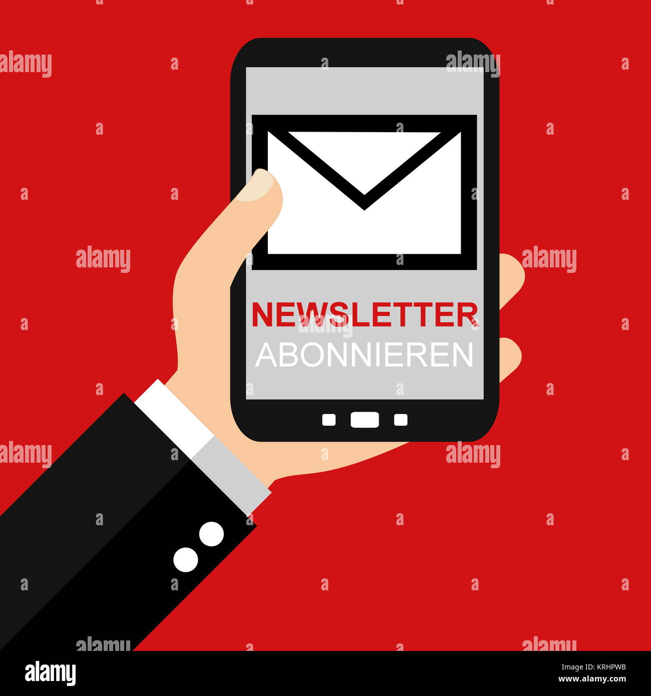 subscribe to the smartphone Stock Photo - Alamy