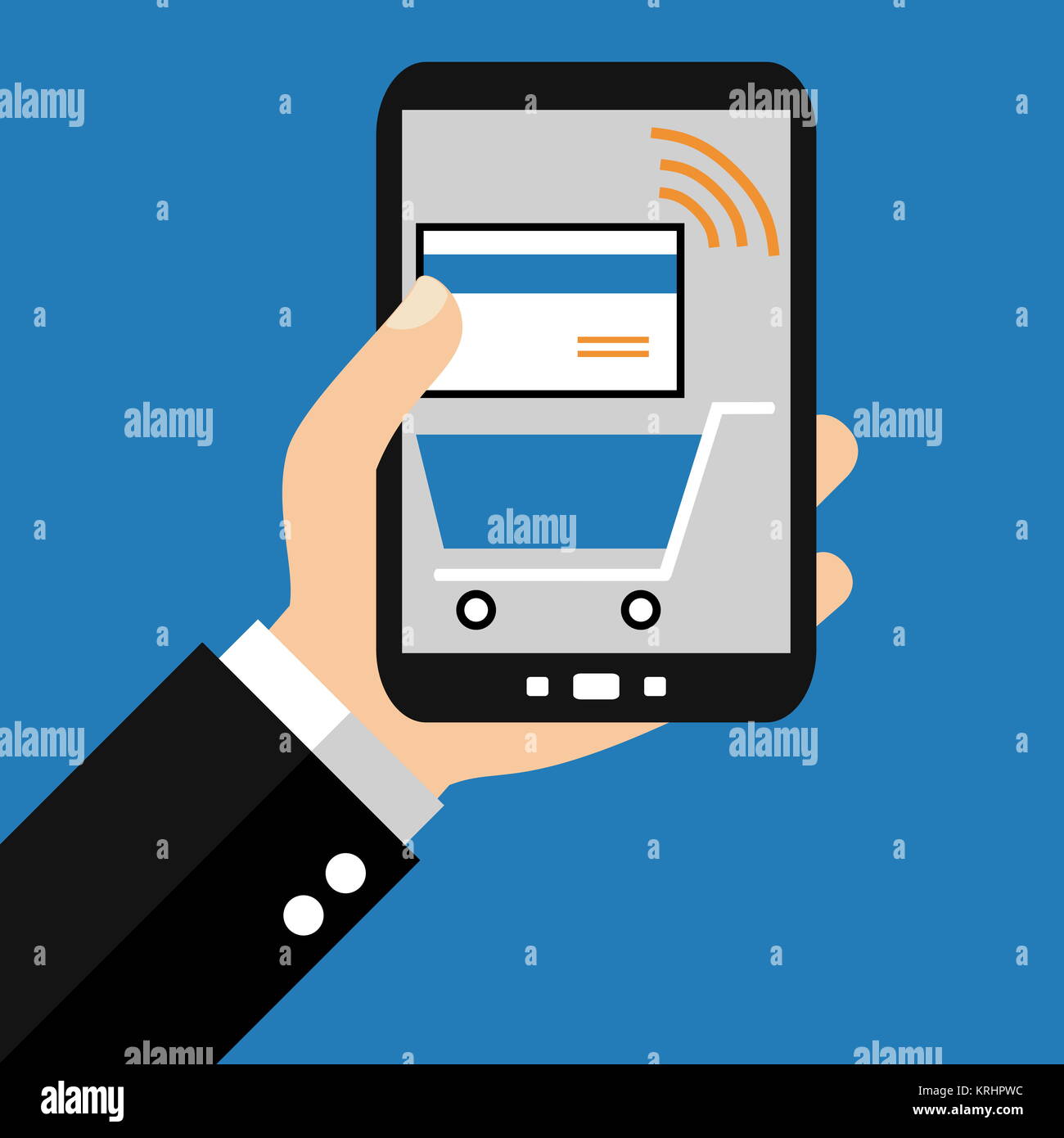 Phone payment symbol hi-res stock photography and images - Alamy