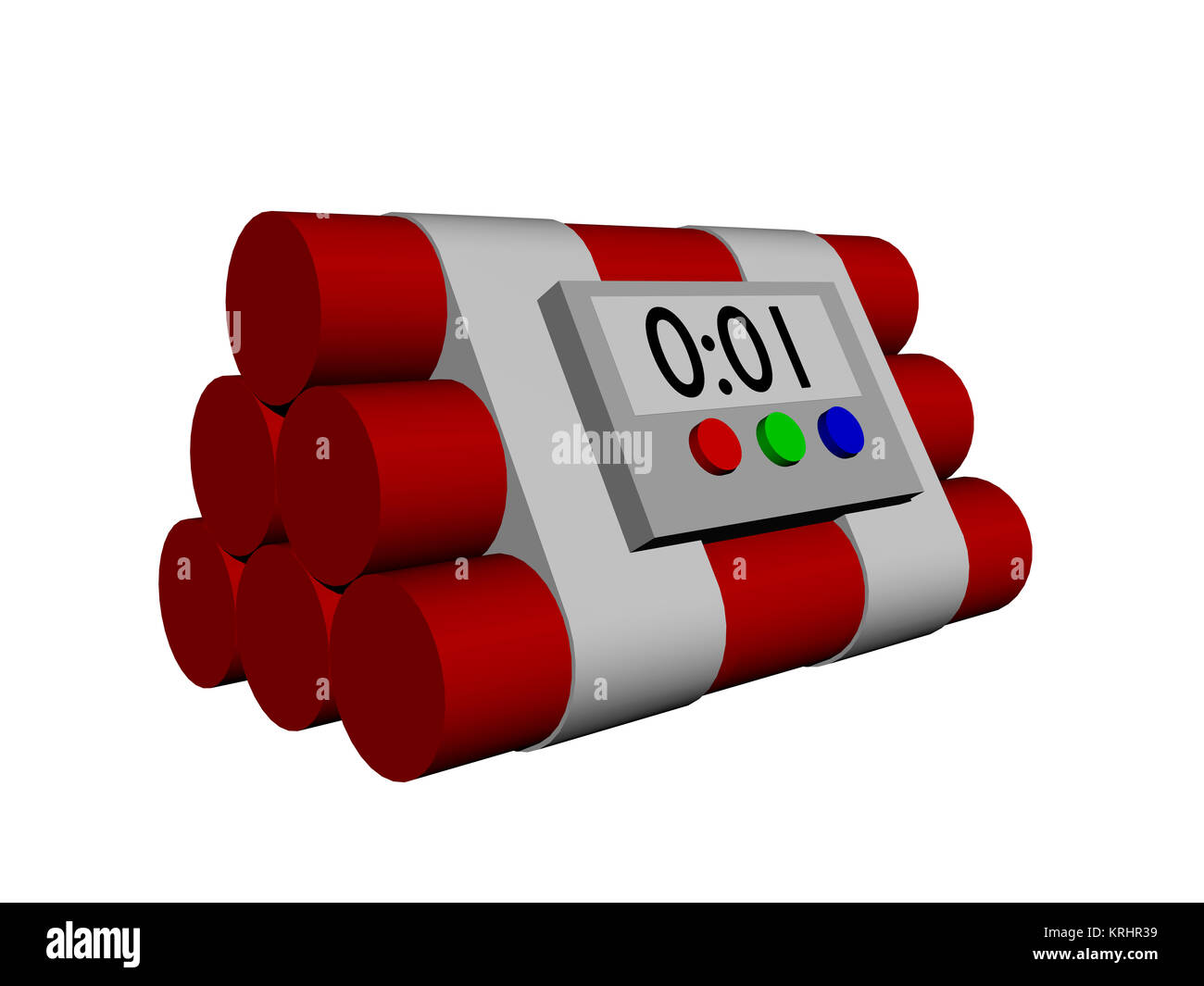 bomb with time fuse released Stock Photo - Alamy