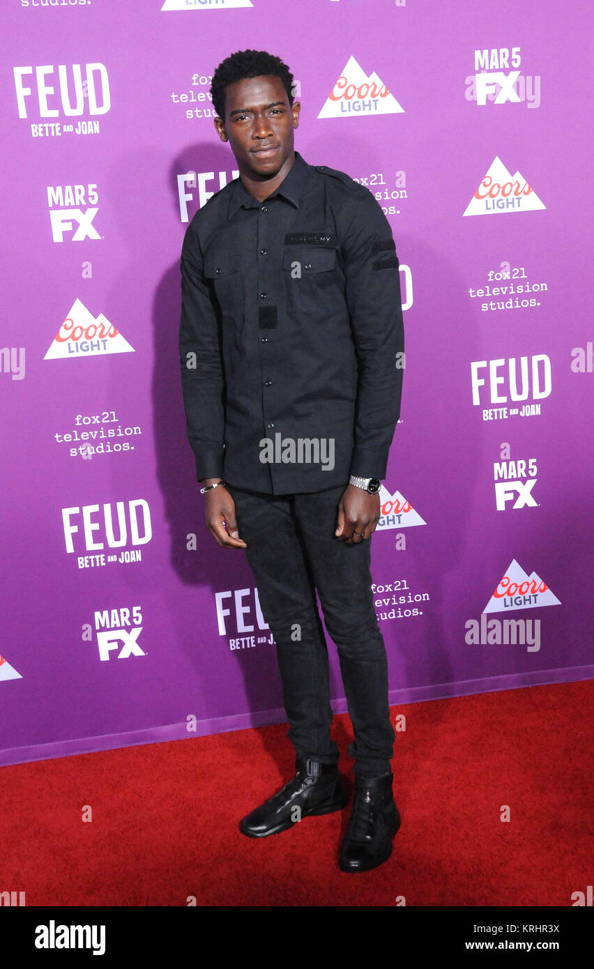 HOLLYWOOD, CA - MARCH 01: Actor Damson Idris attends the premiere of FX ...