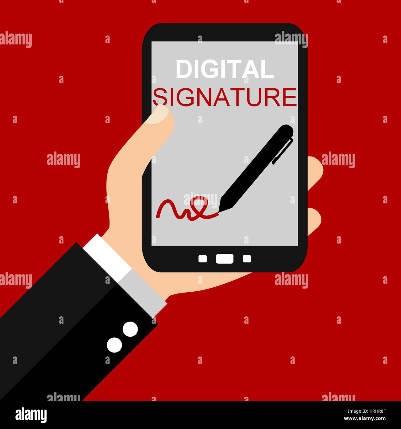 Digital signature hi-res stock photography and images - Alamy