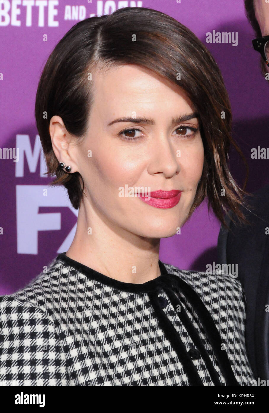 HOLLYWOOD, CA - MARCH 01: Actress Sarah Paulson attends the premiere of ...