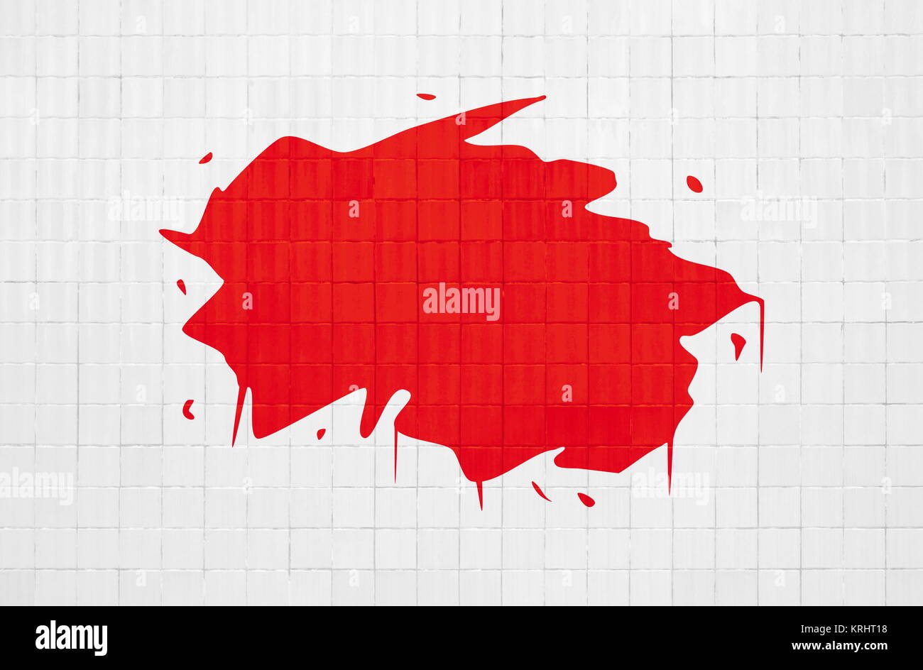 Blood red tiles hi-res stock photography and images - Alamy