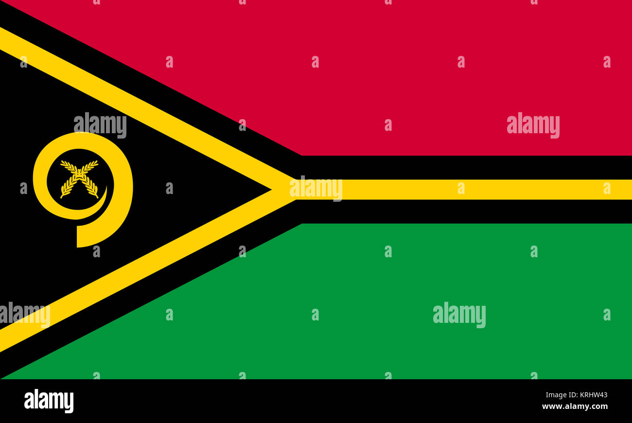 Flag of Vanuatu in correct size and colors Stock Photo - Alamy