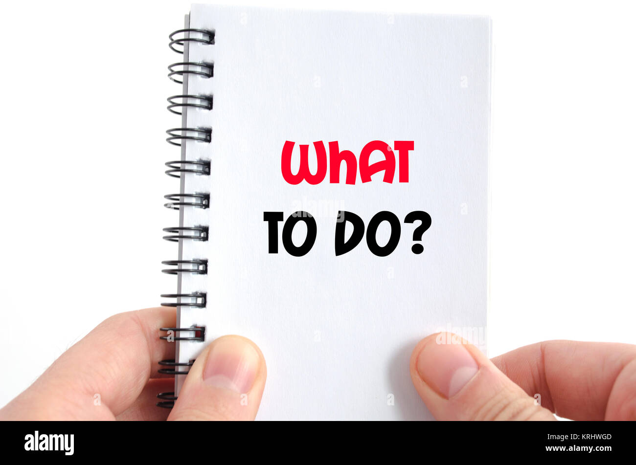 What to do text concept Stock Photo - Alamy