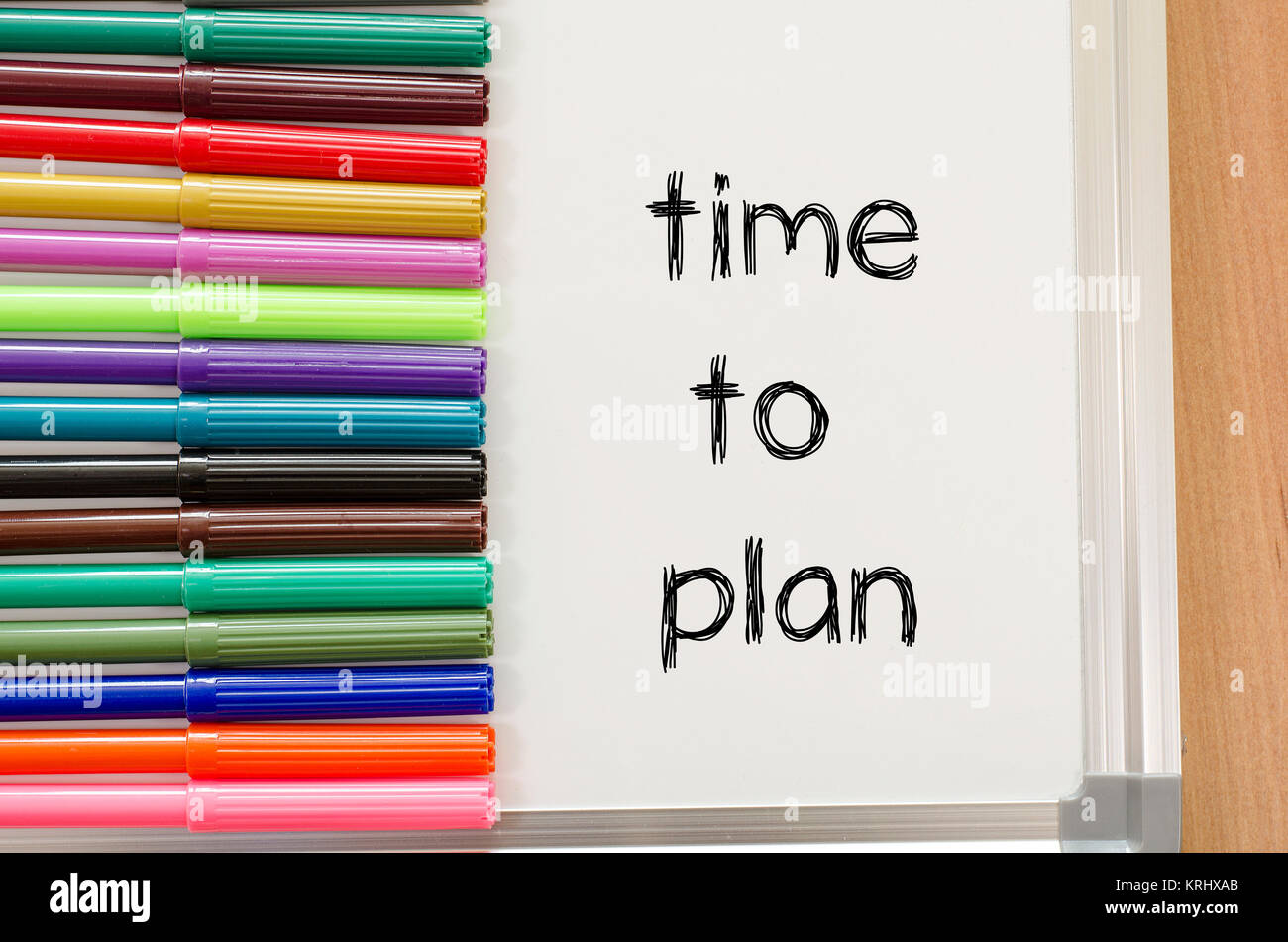 Time to plan text concept Stock Photo - Alamy