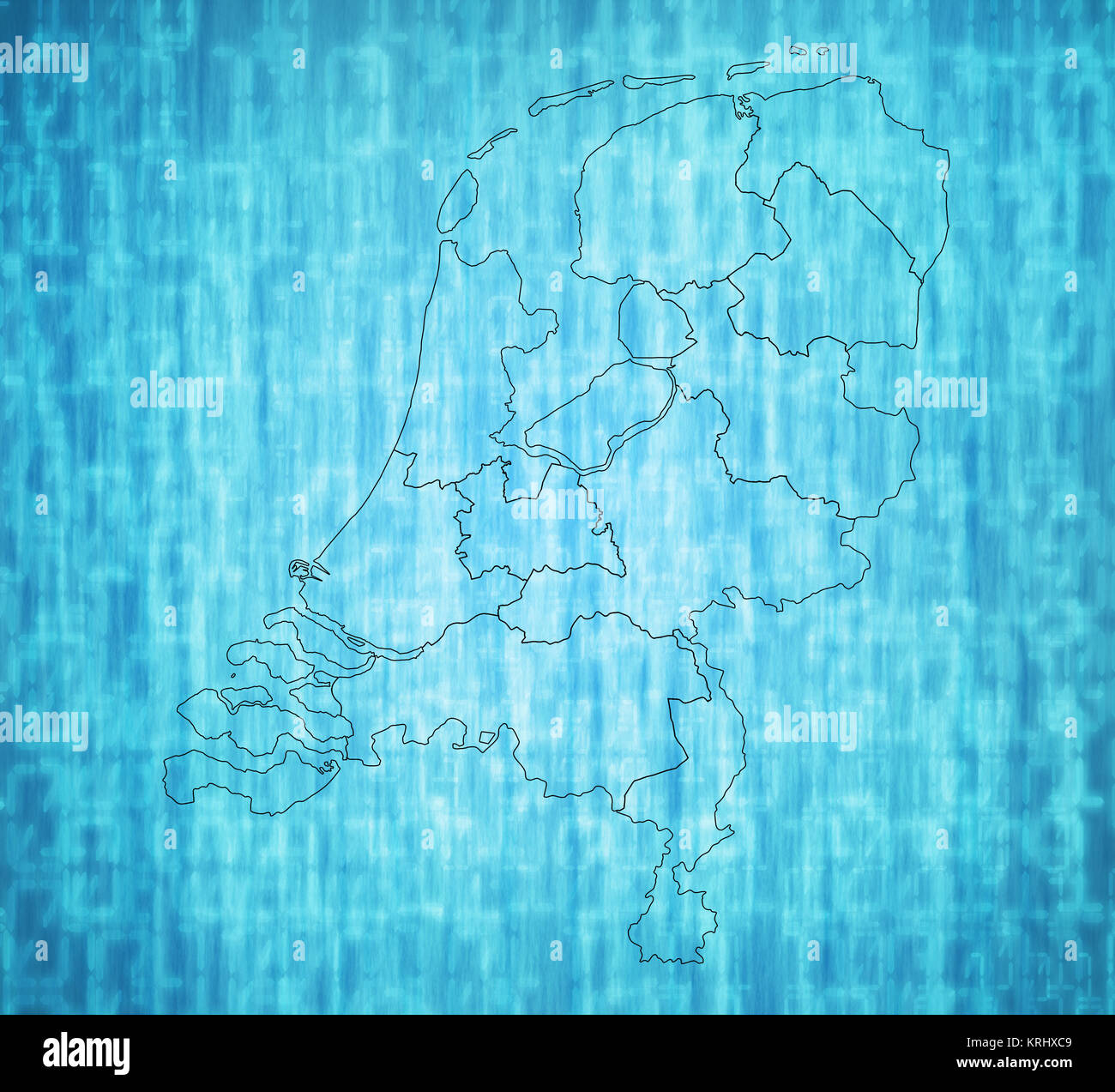 map of provinces of netherlands Stock Photo - Alamy