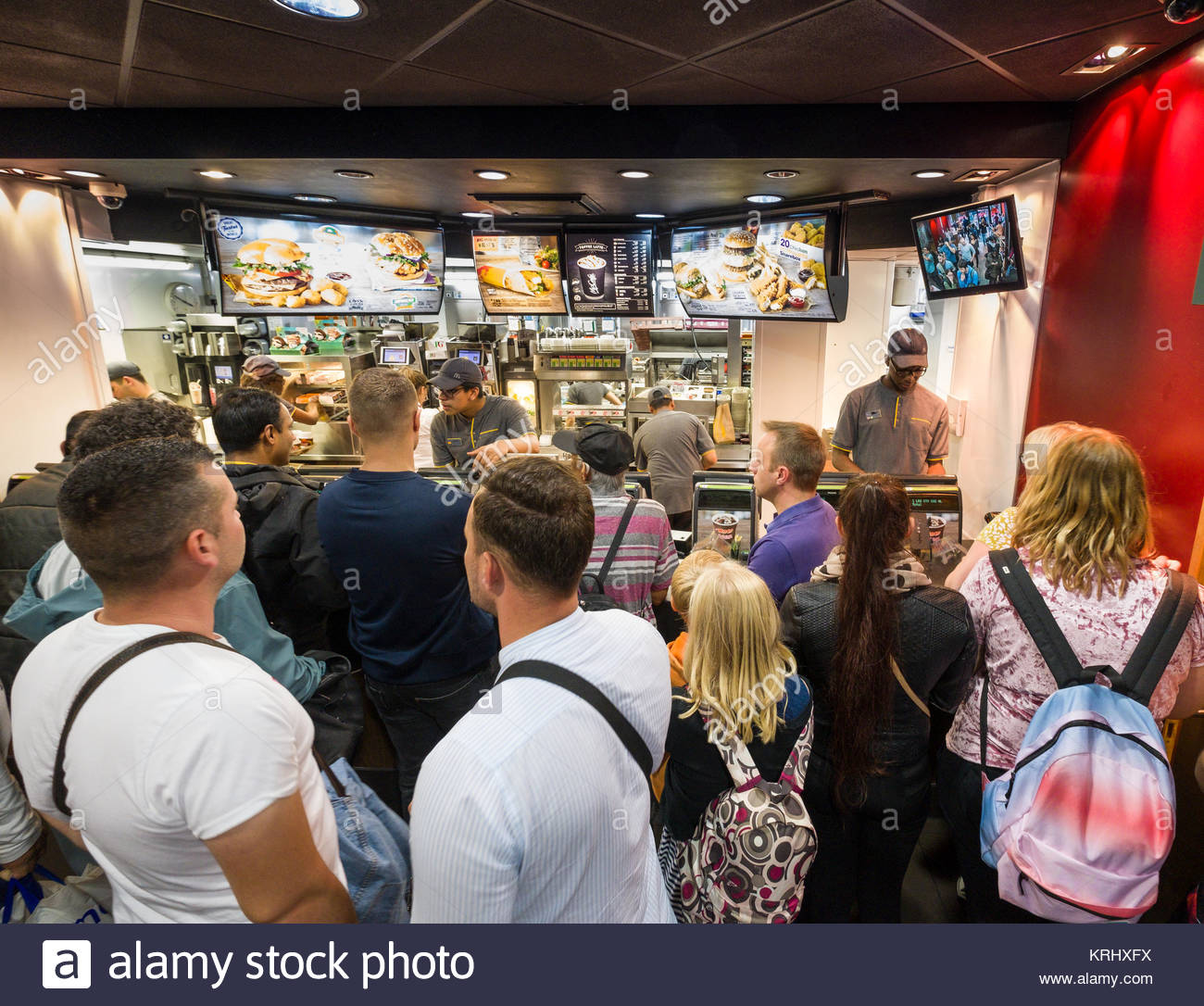 Mcdonalds Crowd High Resolution Stock Photography and Images - Alamy