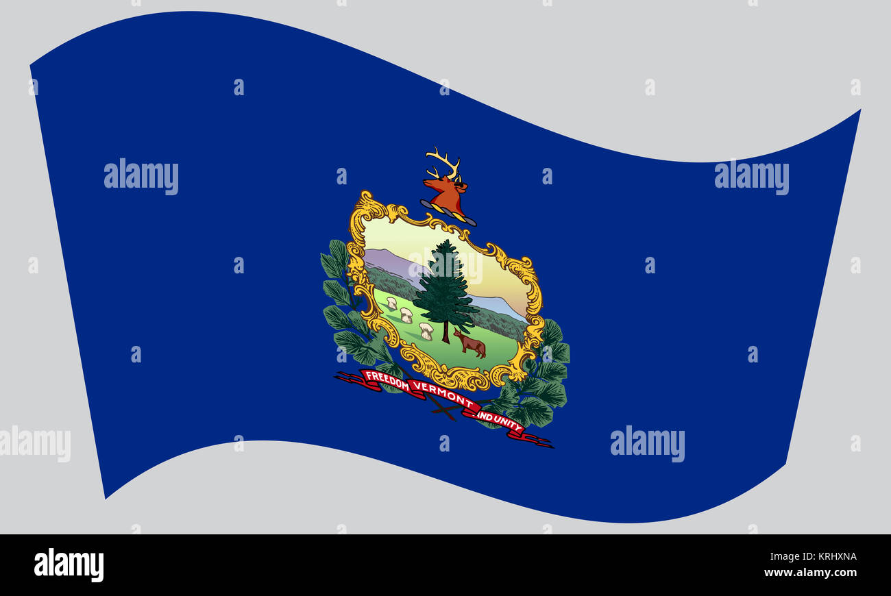 Flag of Vermont Stock Photo - Alamy
