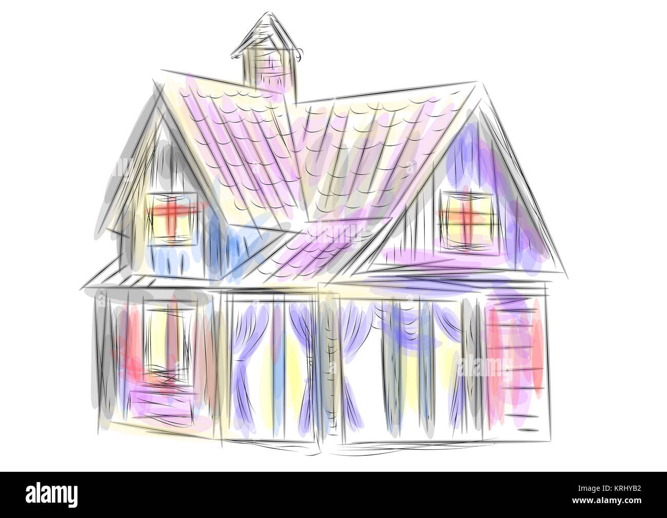 Tiny house exterior Cut Out Stock Images & Pictures - Alamy