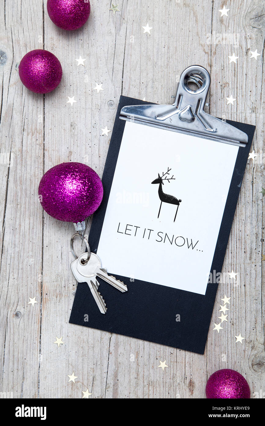 Creative christmas background key hi-res stock photography and images ...