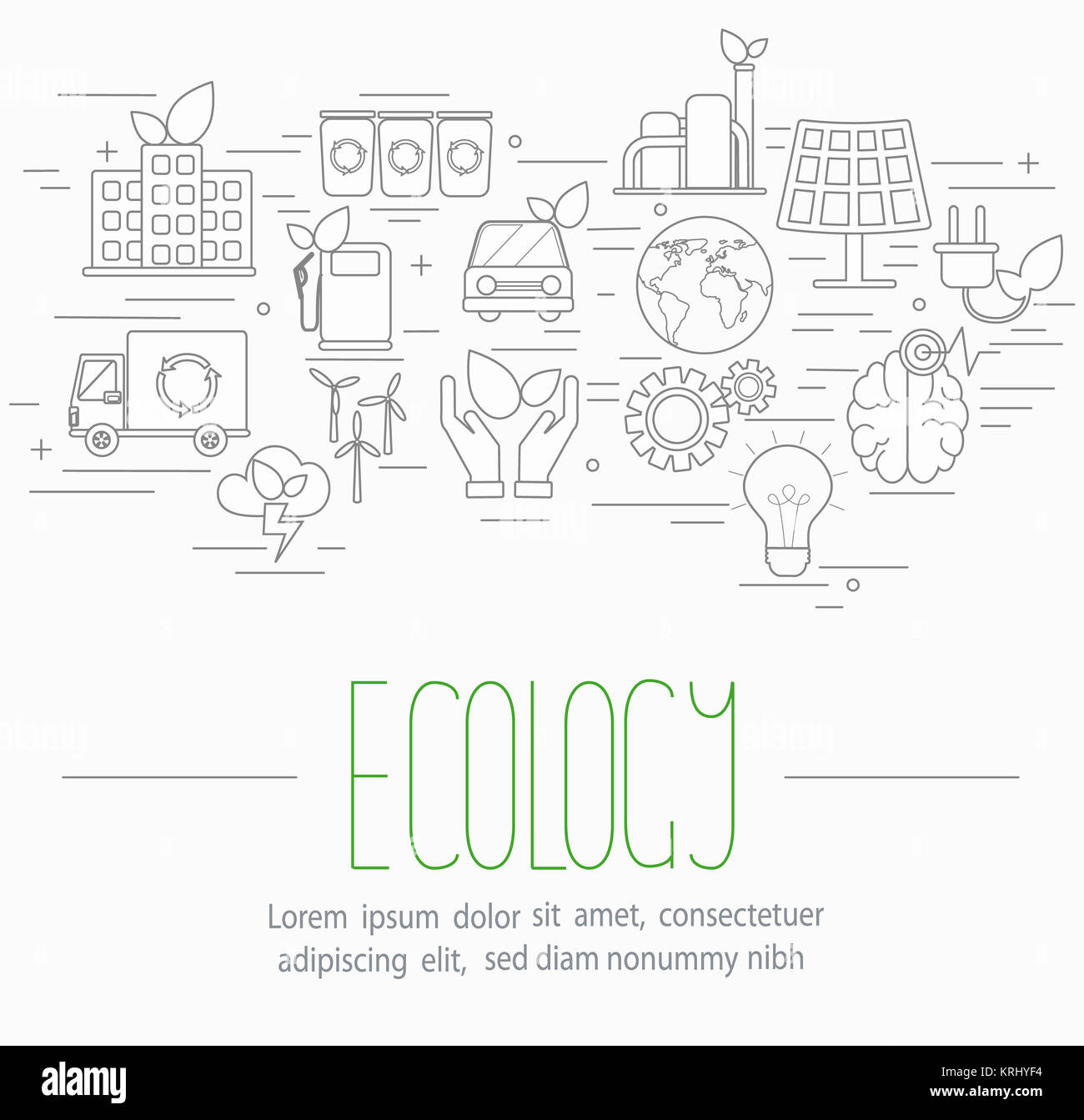 Clean environment ecology symbols hi-res stock photography and images ...