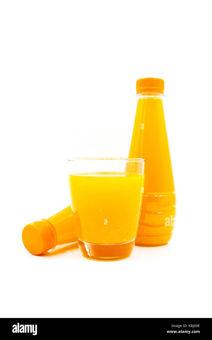 Fresh orange juice isolated on white background Stock Photo - Alamy