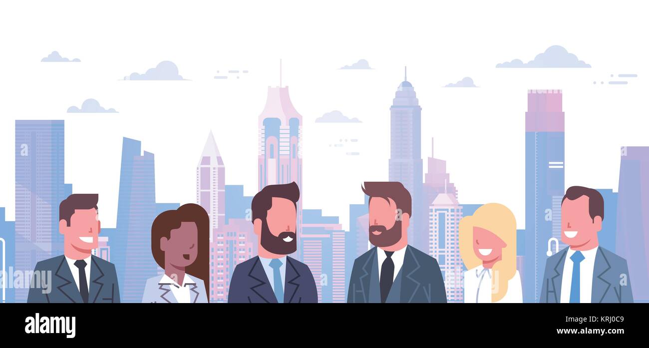 Team building concept coworkers Stock Vector Images - Alamy