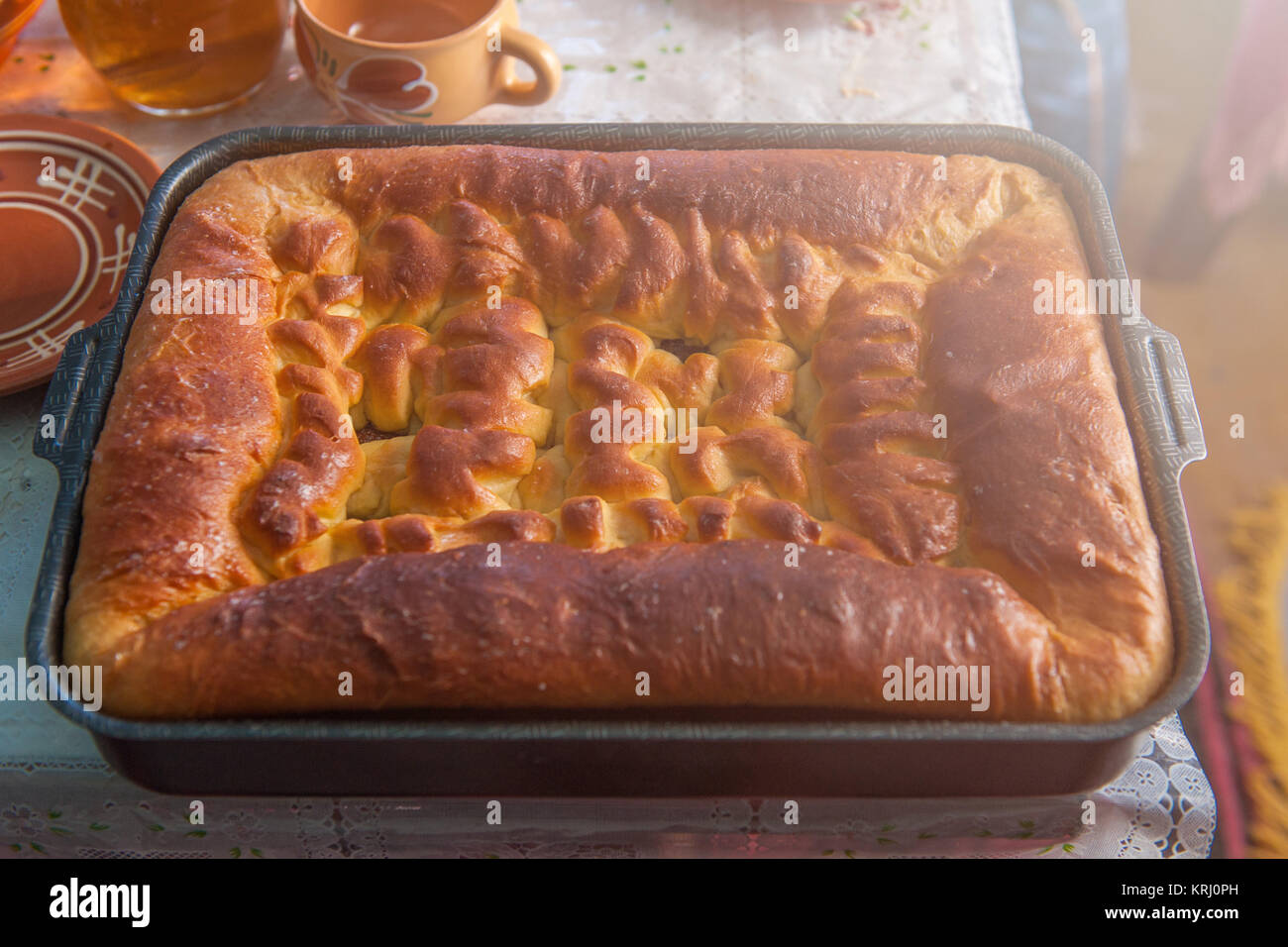 Russian wedding bread hi-res stock photography and images - Alamy