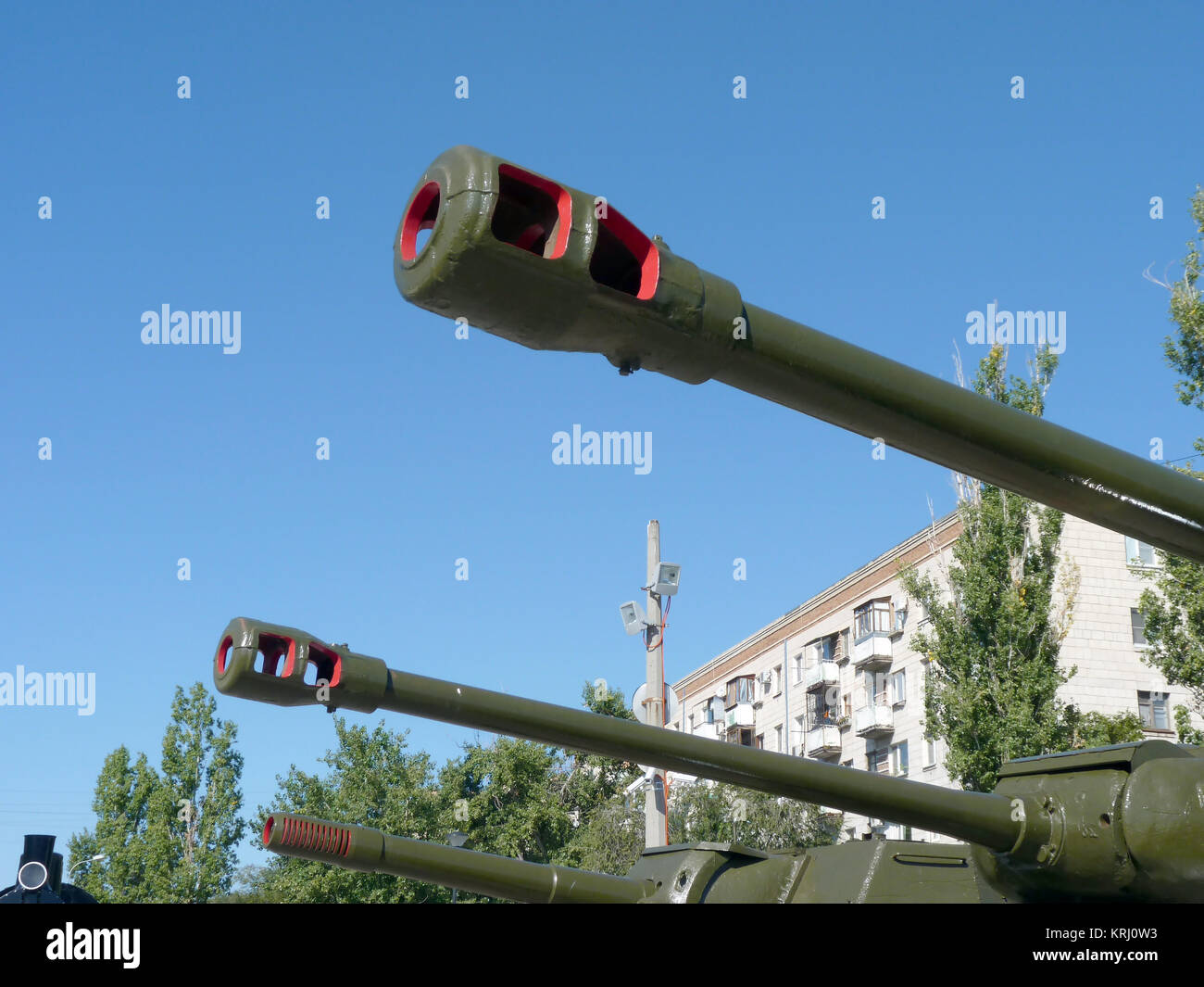 Soviet anti-tank gun Stock Photo - Alamy