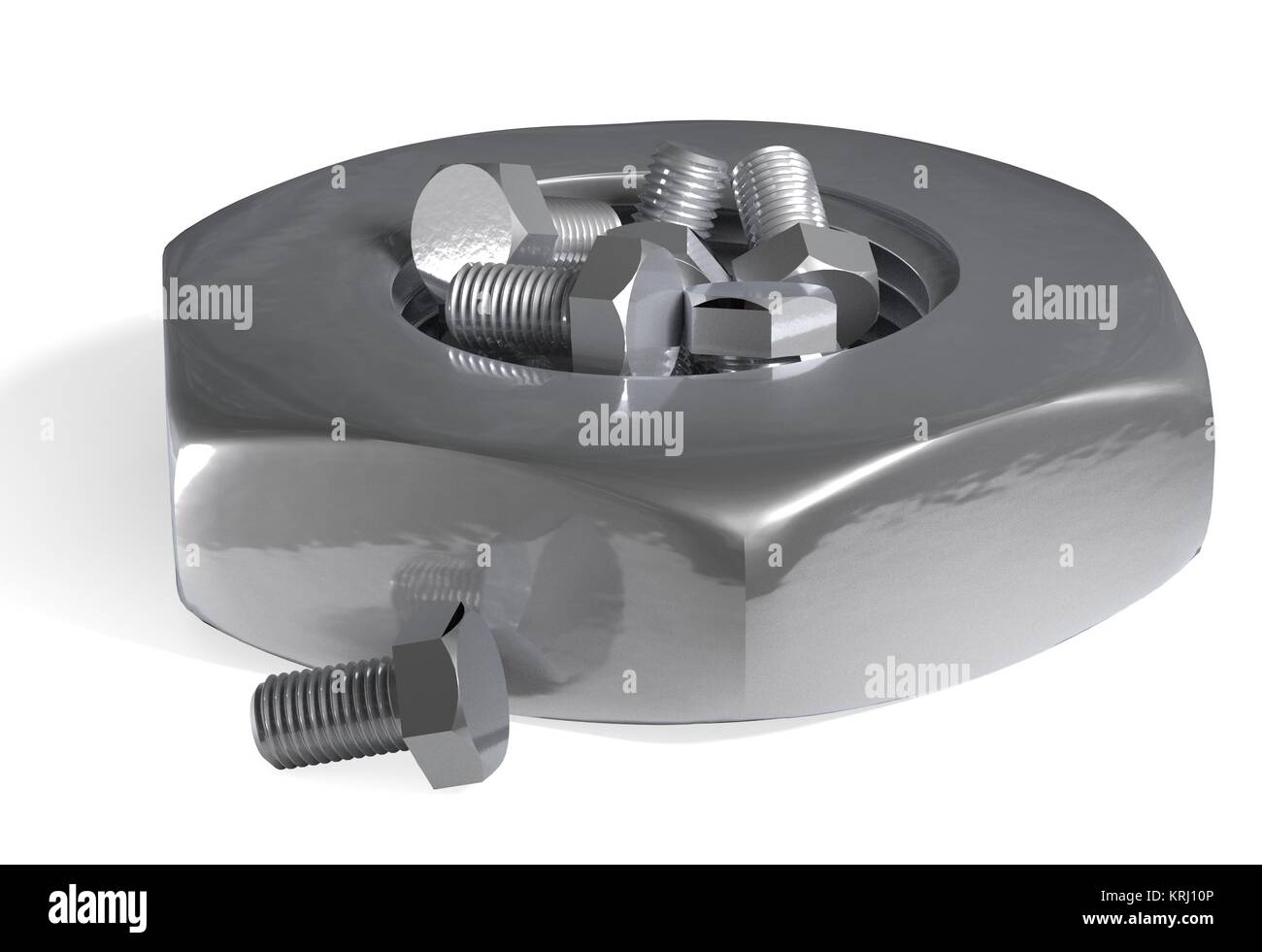 Big black steel bolts hi-res stock photography and images - Alamy