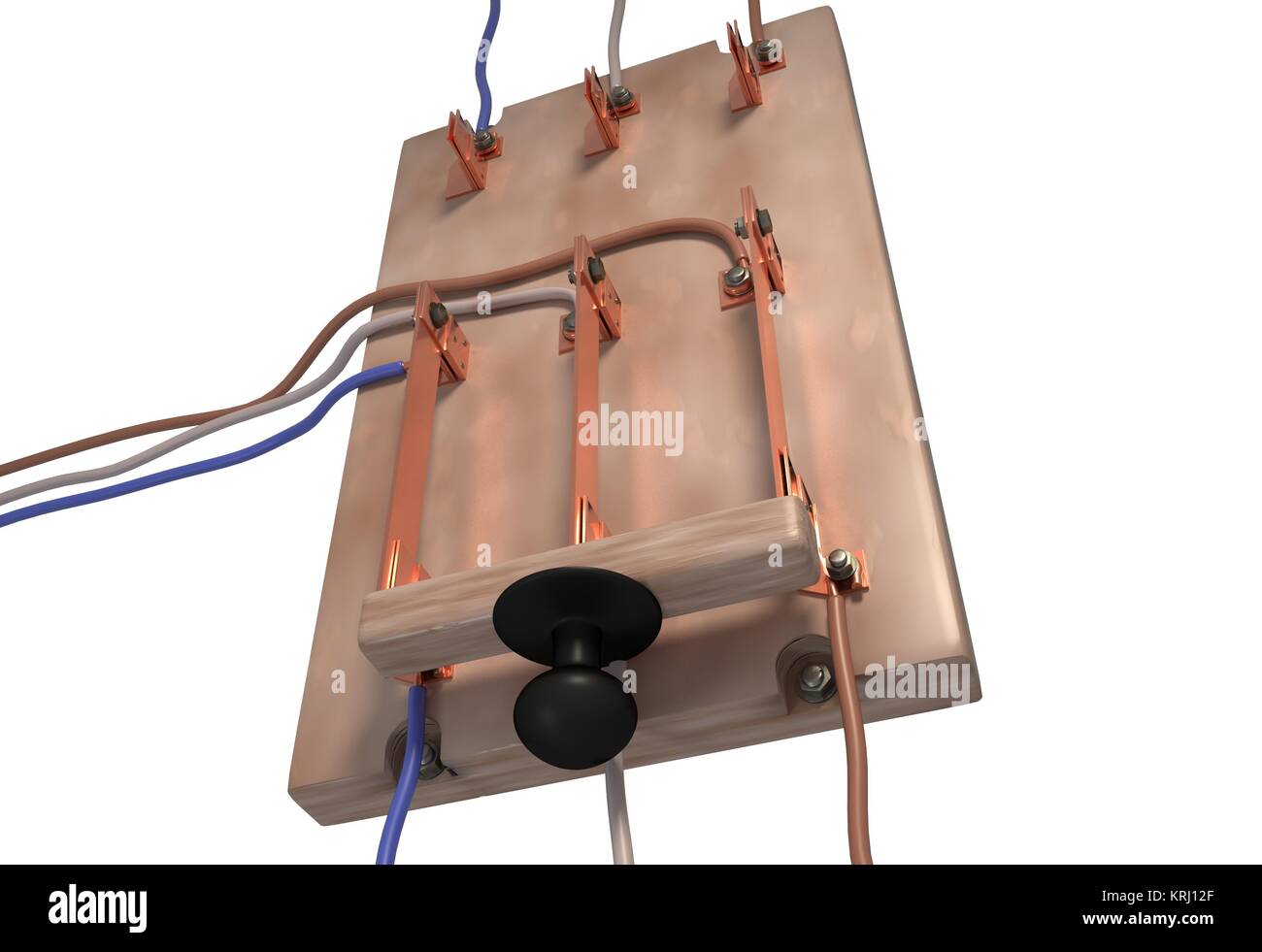 Circuit breaker switch 3d illustration Stock Photo - Alamy