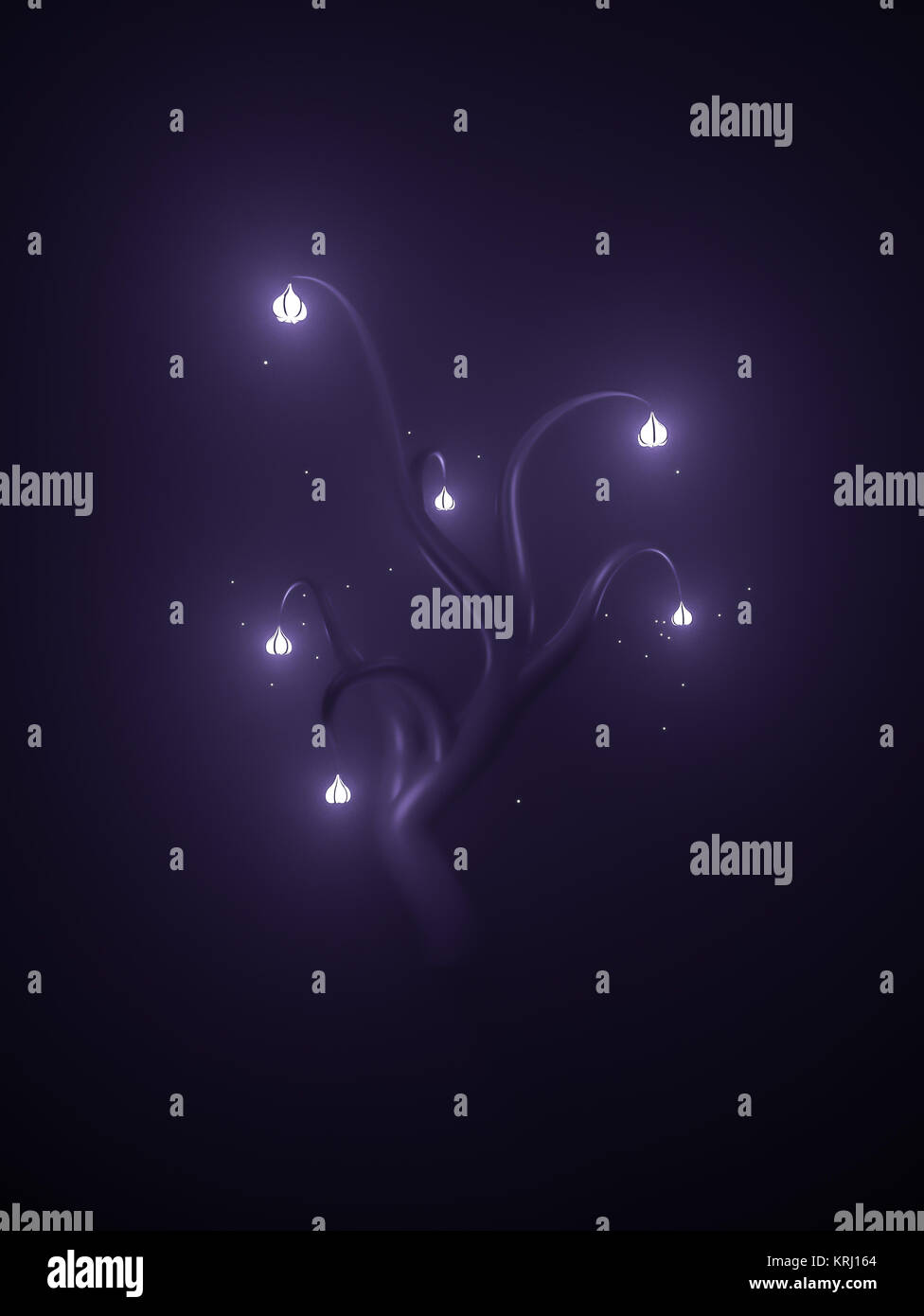 Curly tree silhouette design hi-res stock photography and images - Alamy