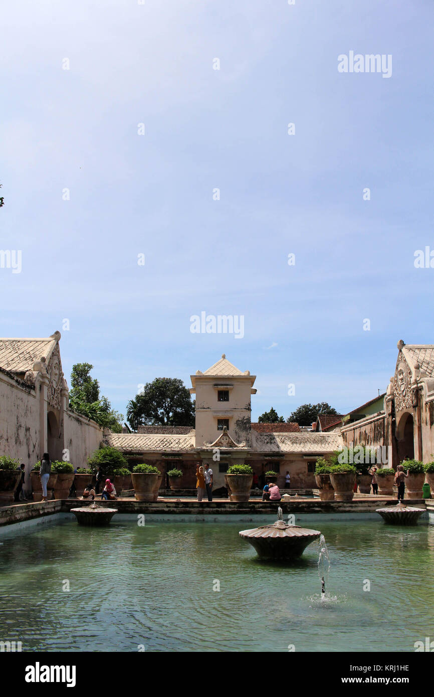 Taman Sari Water Castle in Yogyakarta, Indonesia. It's used as a ...