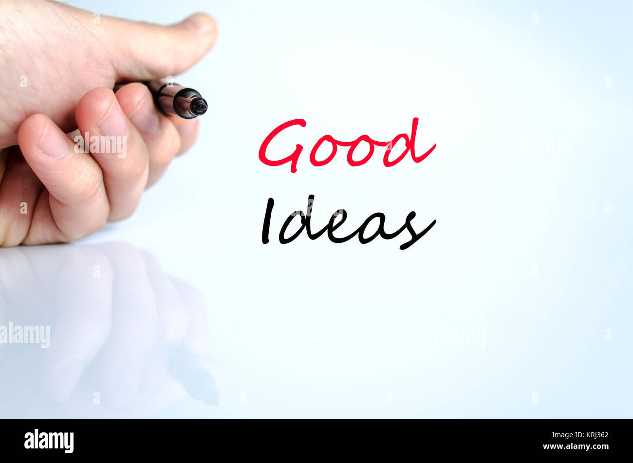 Good ideas text concept Stock Photo - Alamy