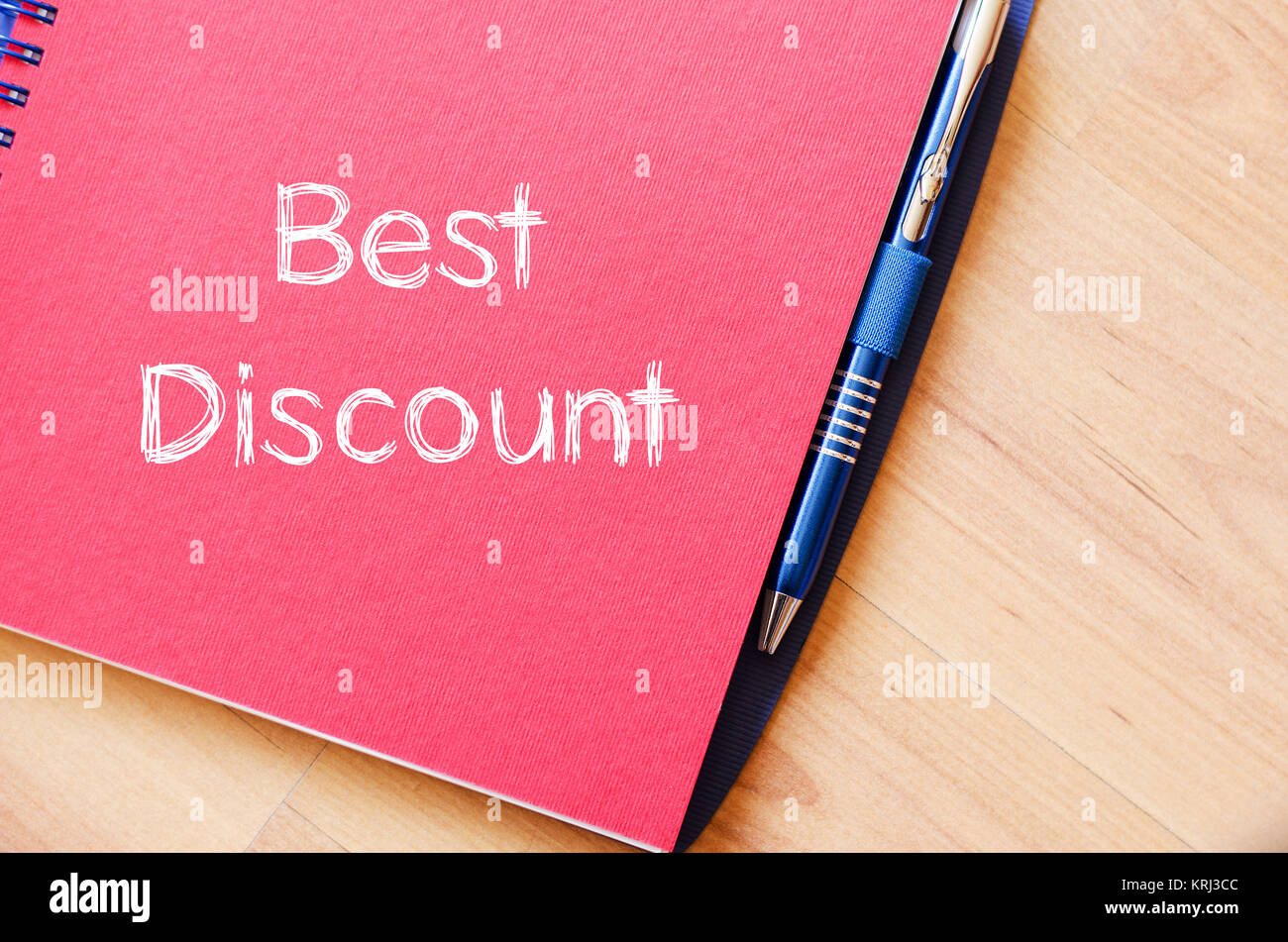 Best discount text concept on notebook Stock Photo - Alamy