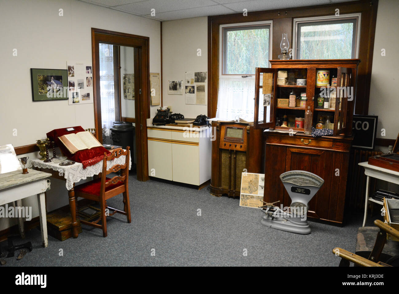 Turn of the century items in the Stewart Historical Museum in the old ...