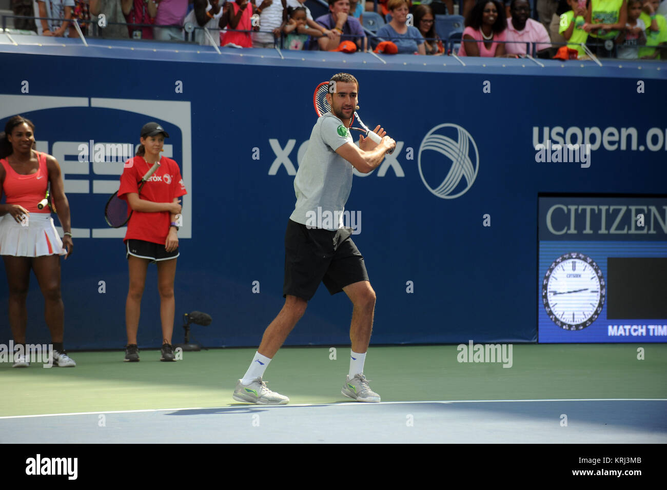 NEW YORK, NY - AUGUST 29: Marin Cilic during Arthur Ashe Kids' Day at ...