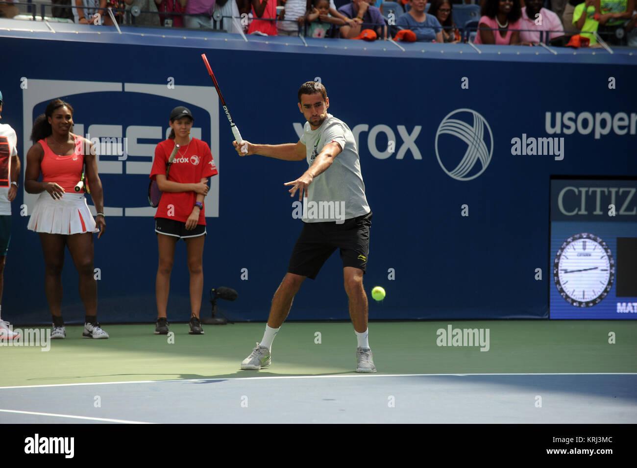 NEW YORK, NY - AUGUST 29: Marin Cilic during Arthur Ashe Kids' Day at ...
