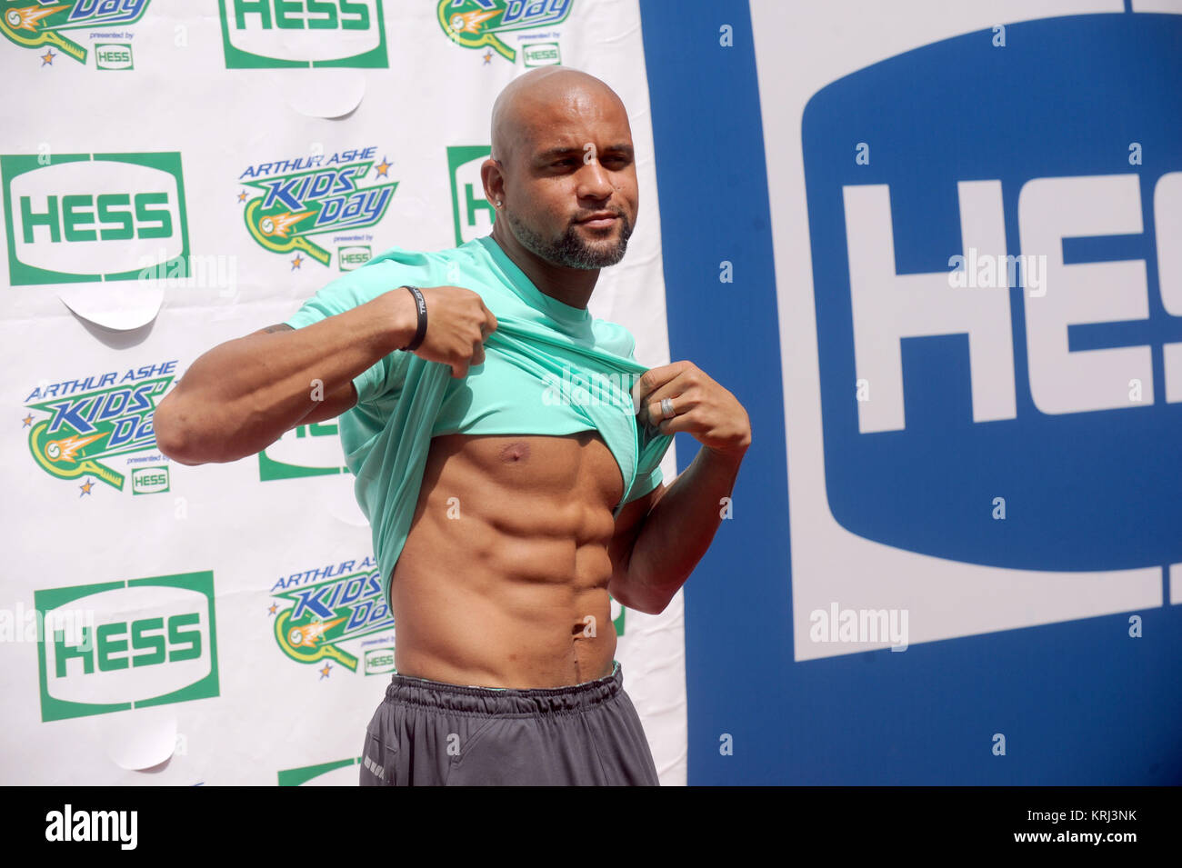 NEW YORK, NY - AUGUST 29: Shaun Thompson during Arthur Ashe Kids' Day ...