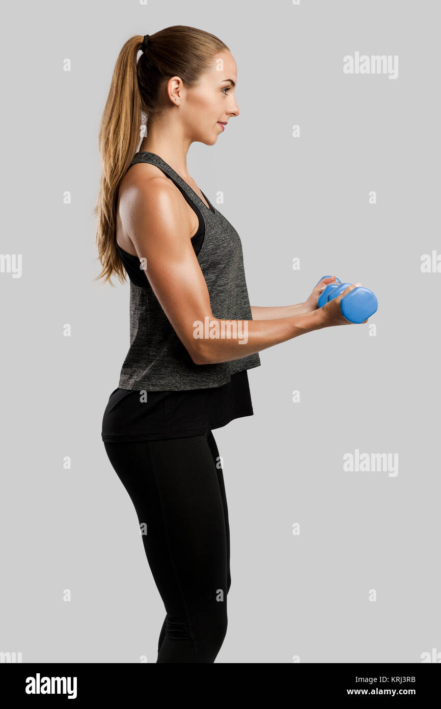 Beautiful fitness woman Stock Photo - Alamy