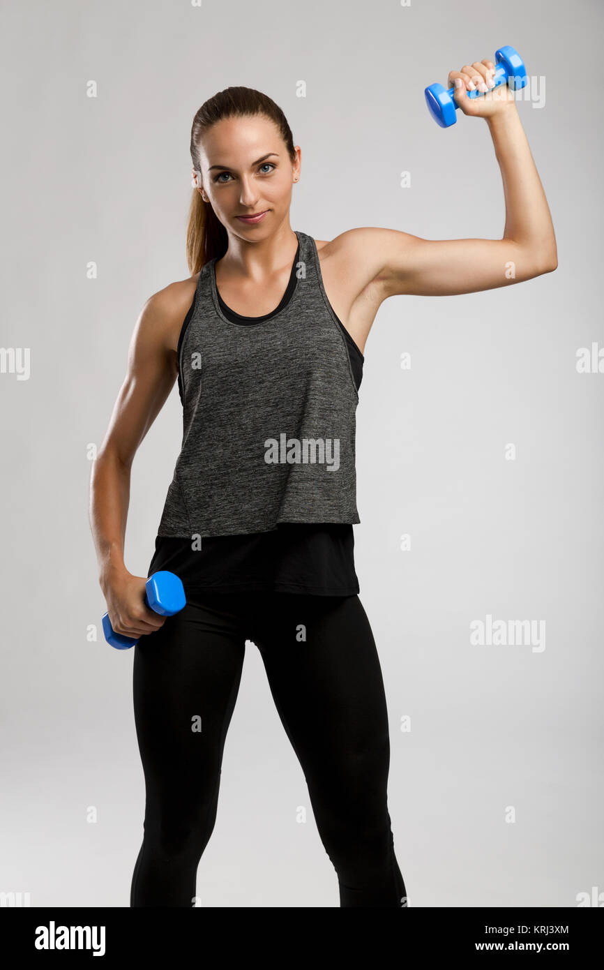 Beautiful fitness woman Stock Photo - Alamy