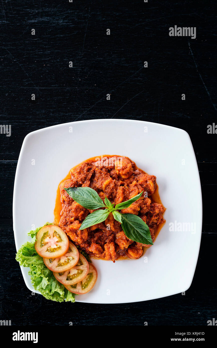 traditional cambodian spicy prawn amok curry Stock Photo - Alamy