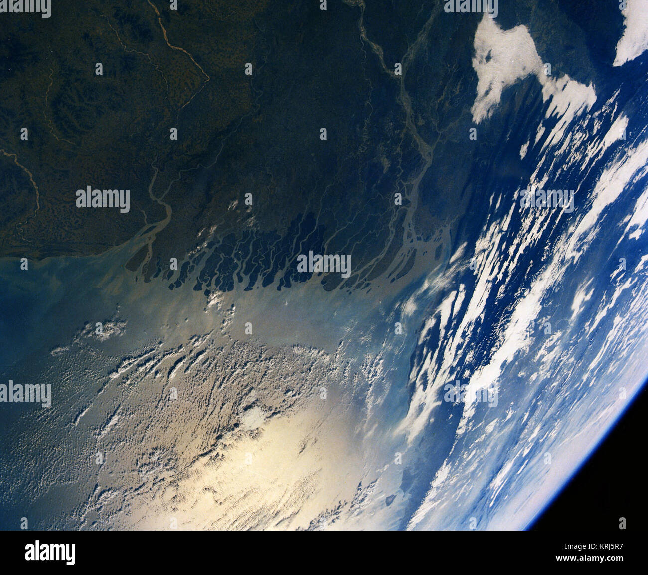 STS-27 Ganges Delta Stock Photo - Alamy