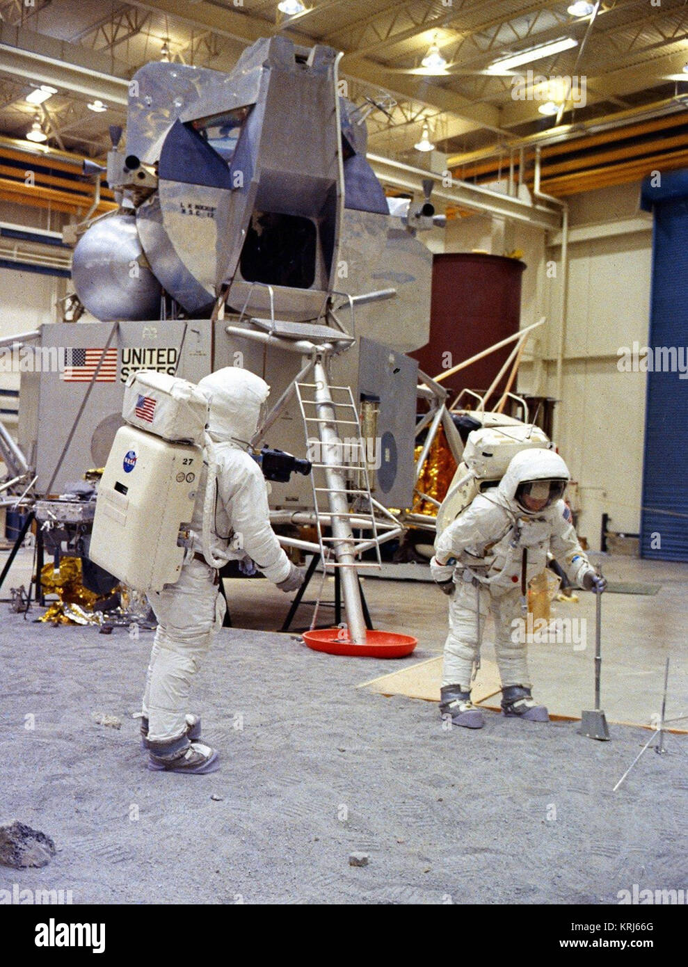 Apollo 11 training in Houston Stock Photo - Alamy