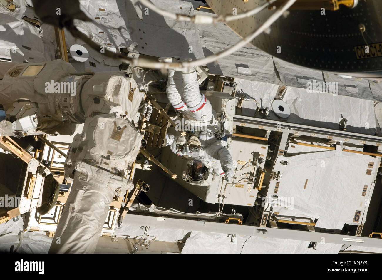 Astronaut Joseph Acaba spacewalking (STS-119 Stock Photo - Alamy