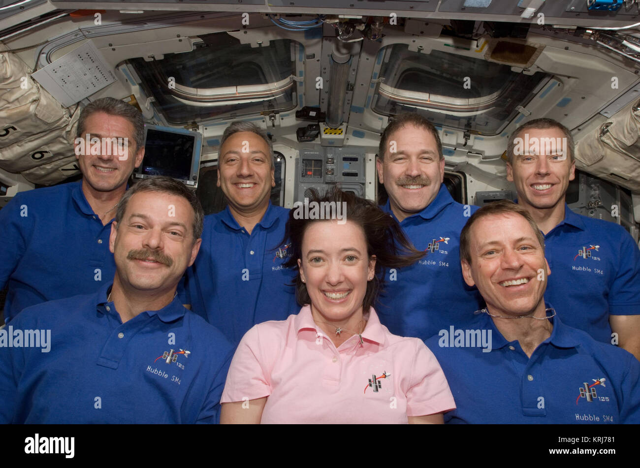STS125 crew portrait1 Stock Photo - Alamy
