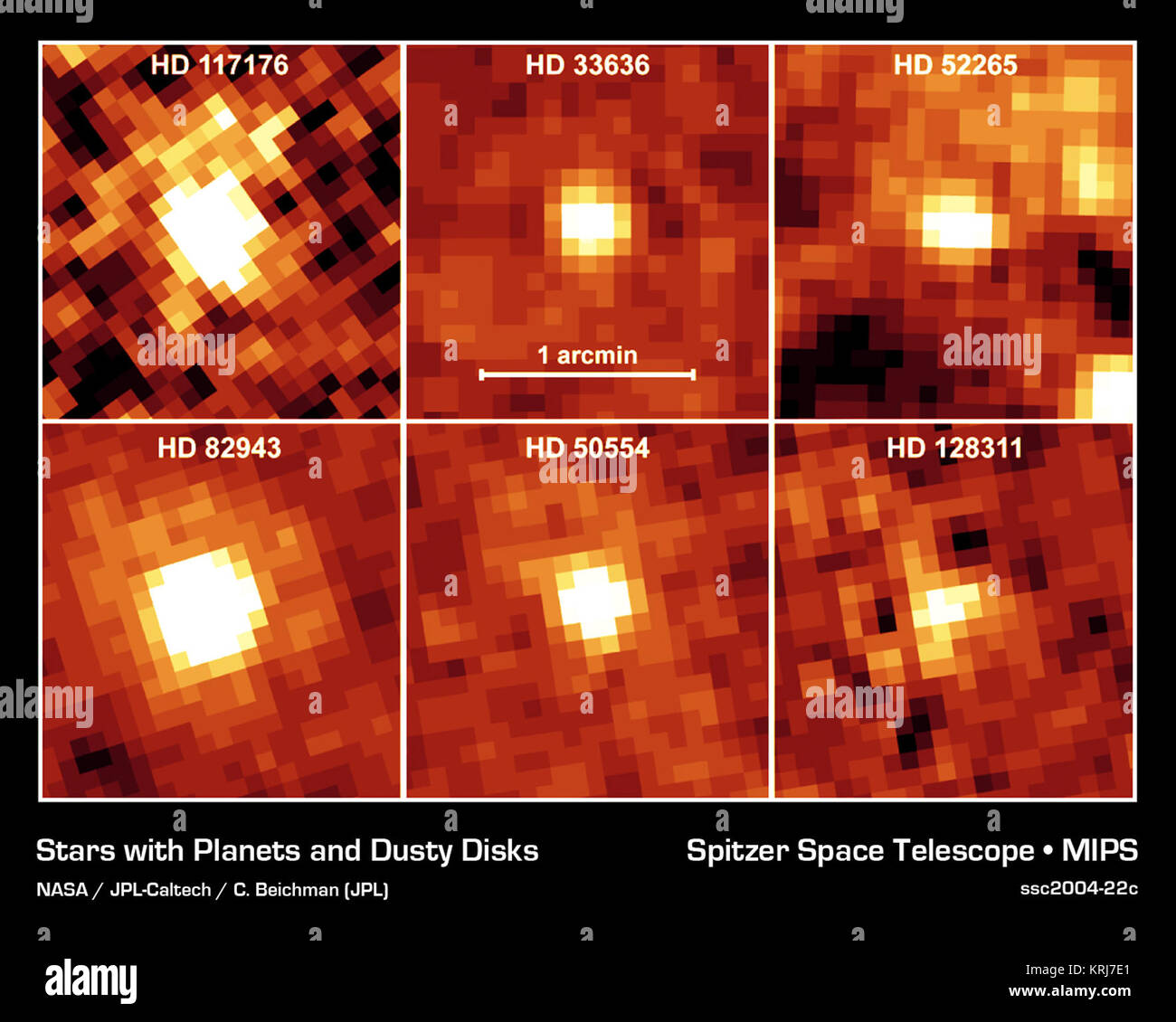 NASA's Spitzer Space Telescope recently captured these infrared images ...